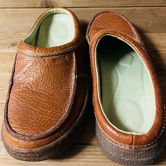 Rogue | Shoes | Rogue Slip On Rugged Leather Clog Style Outdoor Loafers ...